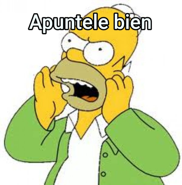 Apuntele bien - Generador Memes